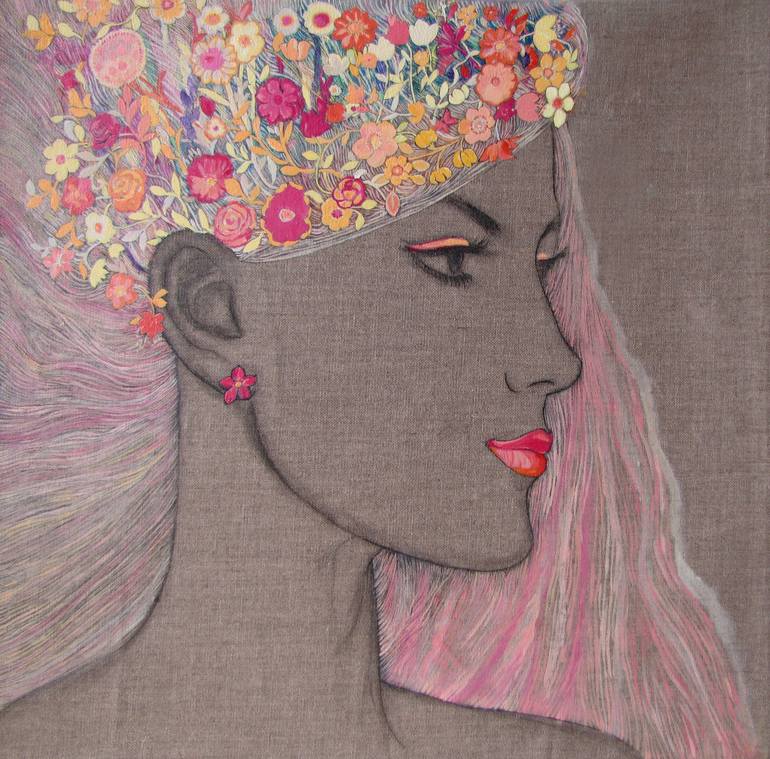 Crown Painting by Jing Zhang | Saatchi Art