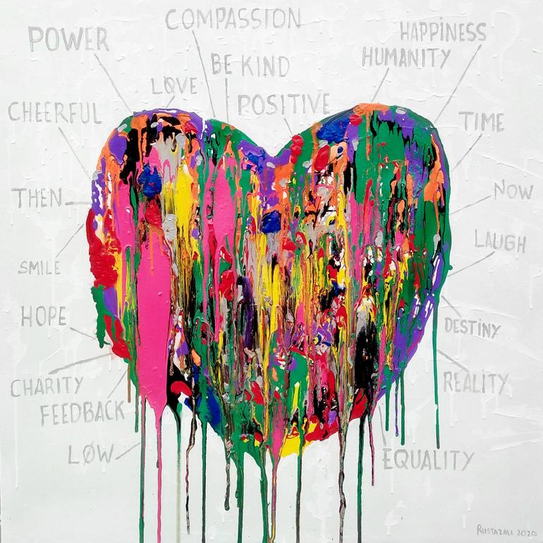 A Life #3 Painting by Rusta Zali | Saatchi Art