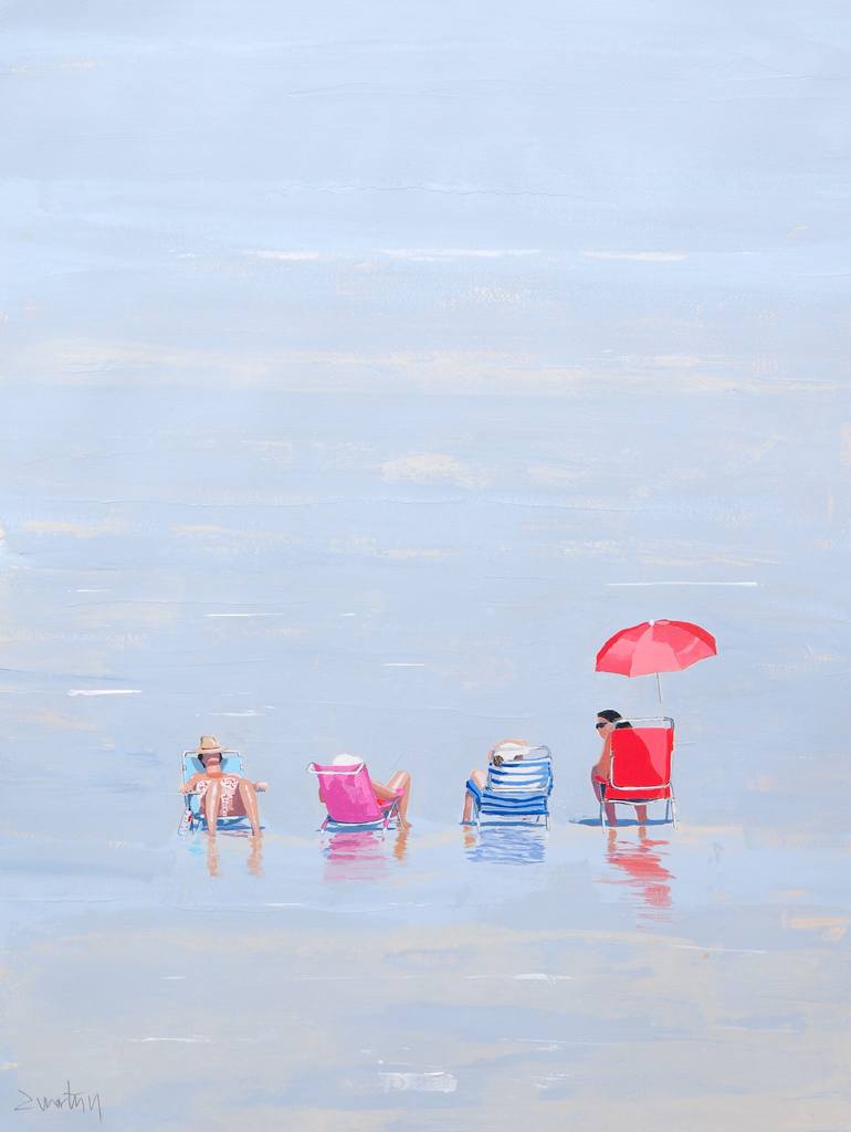 Tide and Talk Painting by Carlos MartíN | Saatchi Art