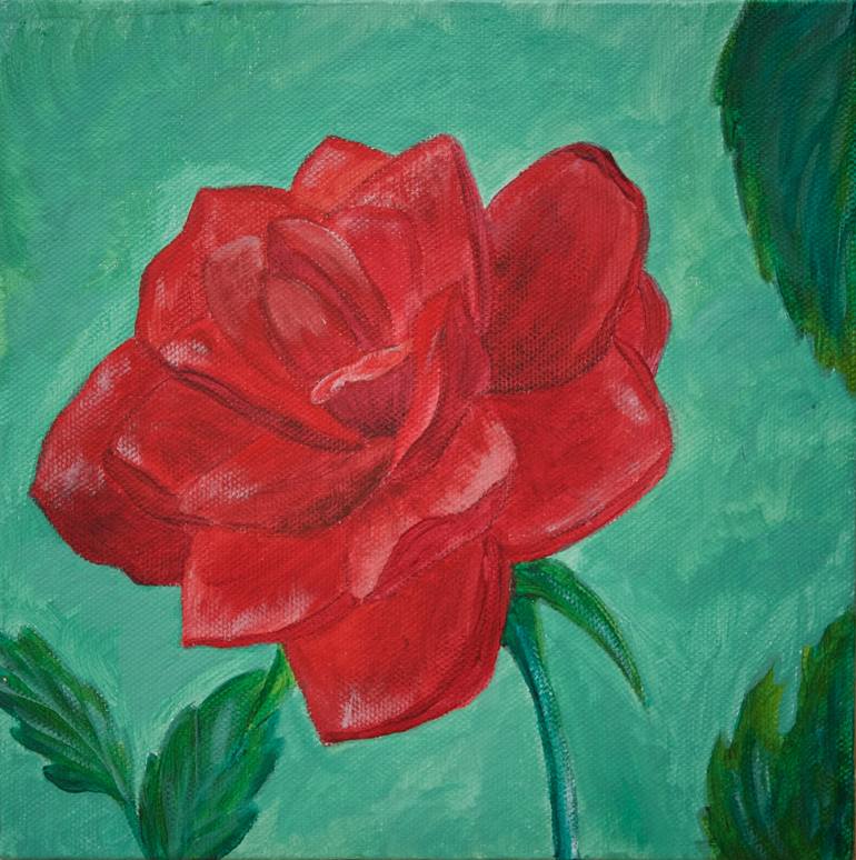 Rose study Painting by Becky Danese | Saatchi Art