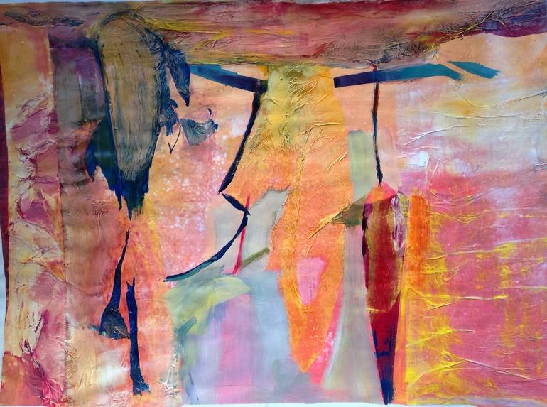 Hanging Fruit Painting by Hazel Faulkner | Saatchi Art