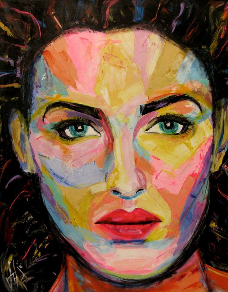 Look at me Painting by Jy Rendo | Saatchi Art