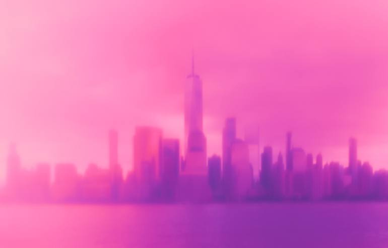 Lower Manhattan (Pink 3) - Limited Edition of 10 Photography by Tommy ...