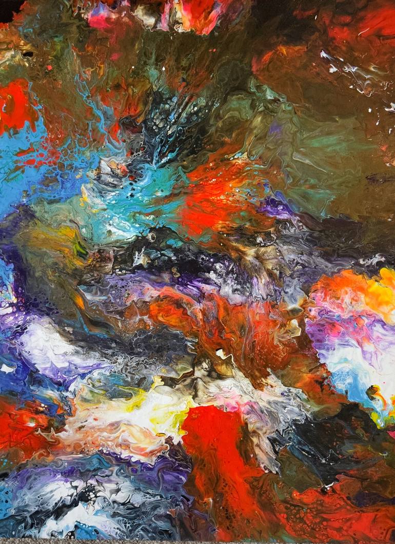 Cyber Matrix Painting by Forest Arts | Saatchi Art