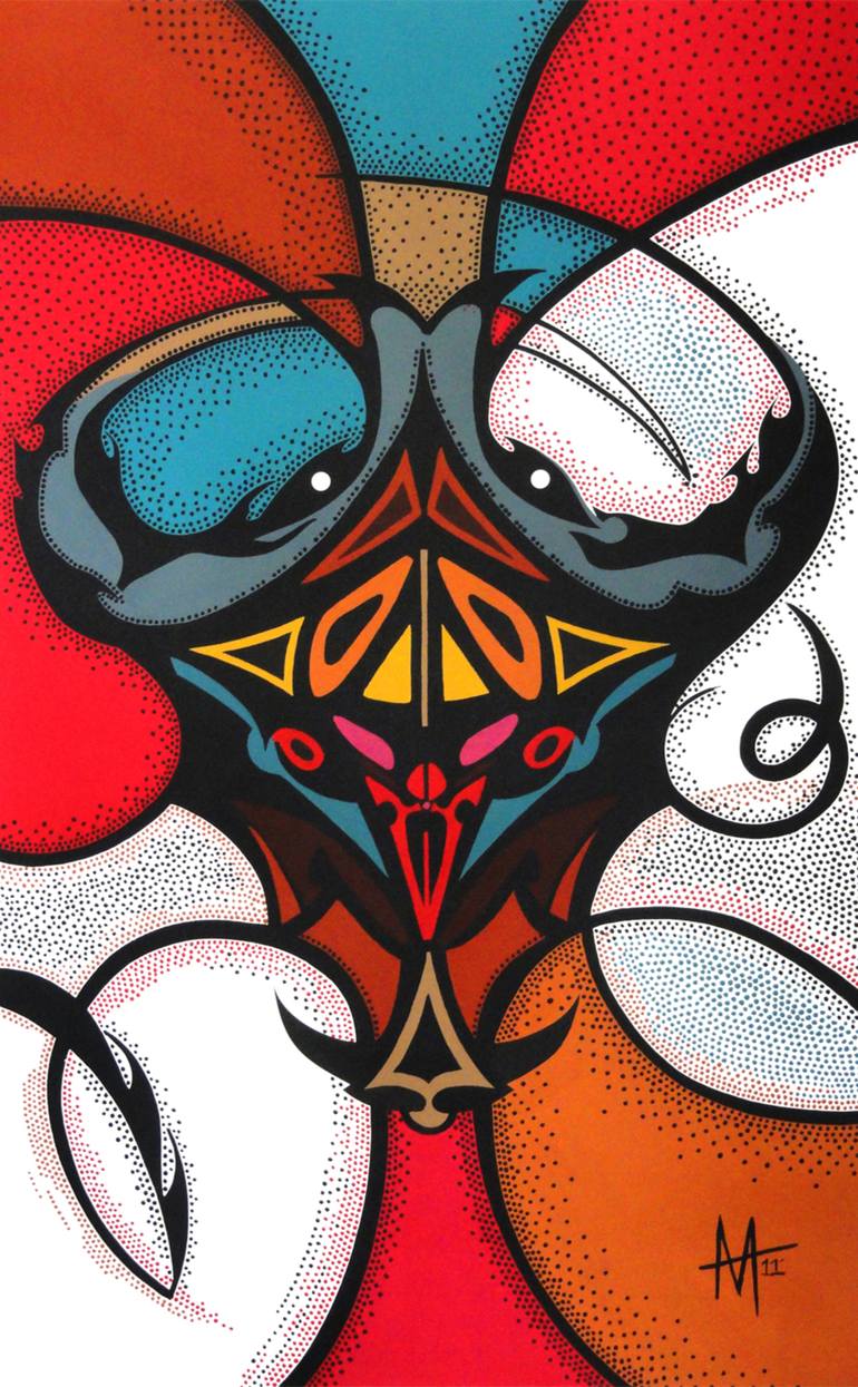 Bad Torro Painting by Megan Harmer | Saatchi Art