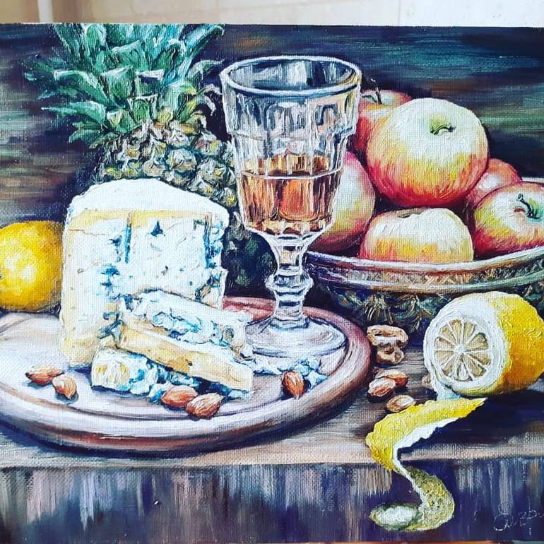 Exotic still life Painting by Maria Ermilova | Saatchi Art