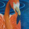 Flamingo Painting by Jyotsna Bhole | Saatchi Art
