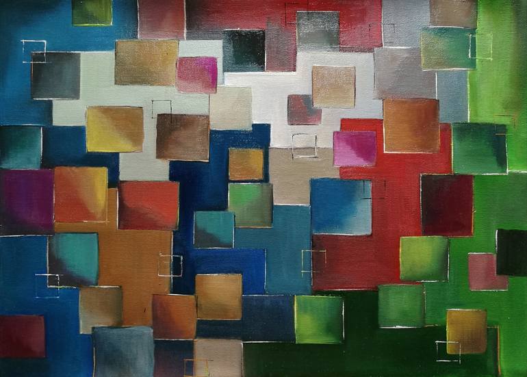 Building blocks of Subconscious mind Painting by Jyotsna Bhole ...