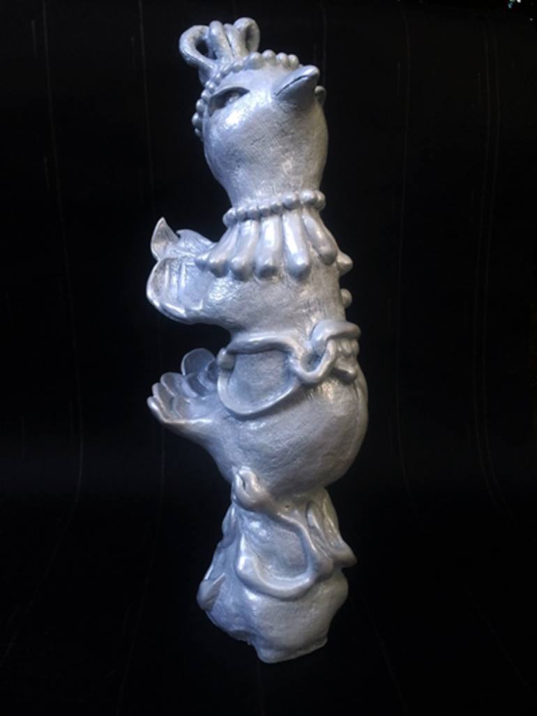 Nightbird Sculpture by Jerelyn Hanrahan | Saatchi Art