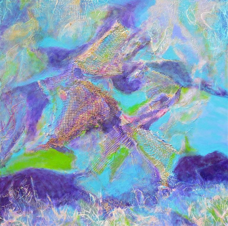 Astral Pond Painting by Anna Lee Steed | Saatchi Art