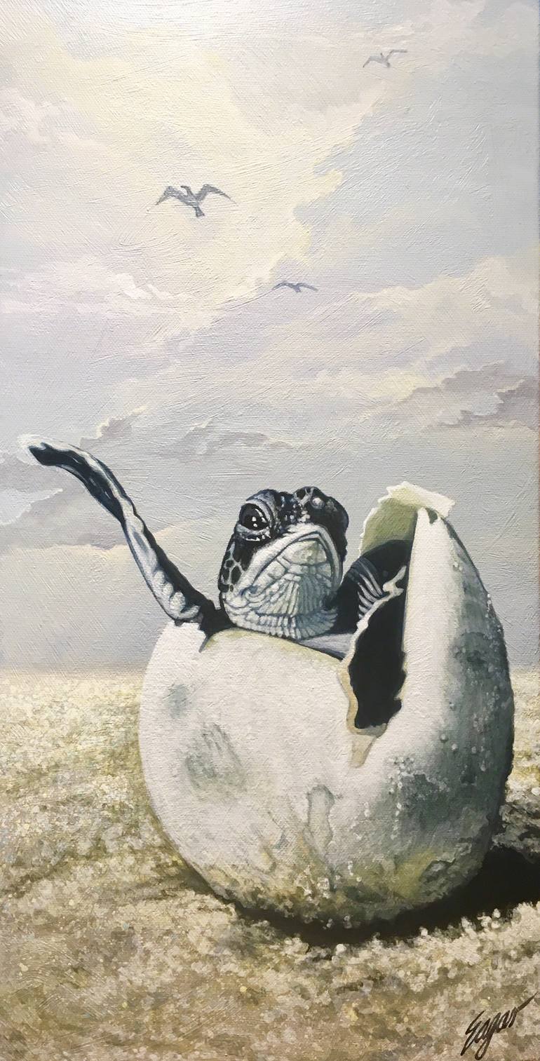 New Beginning Painting by Clint Eagar | Saatchi Art