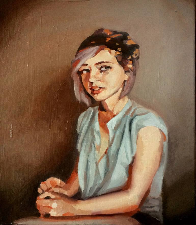 Justine Painting by Justine Johnson | Saatchi Art