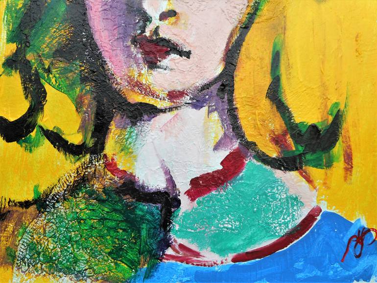 Elaine, Being De Kooning #2 (after Willem de Kooning) Painting by ...