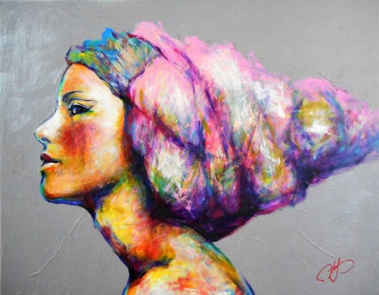 Synaptic Plasticity #4 Painting by Haelyn Y | Saatchi Art