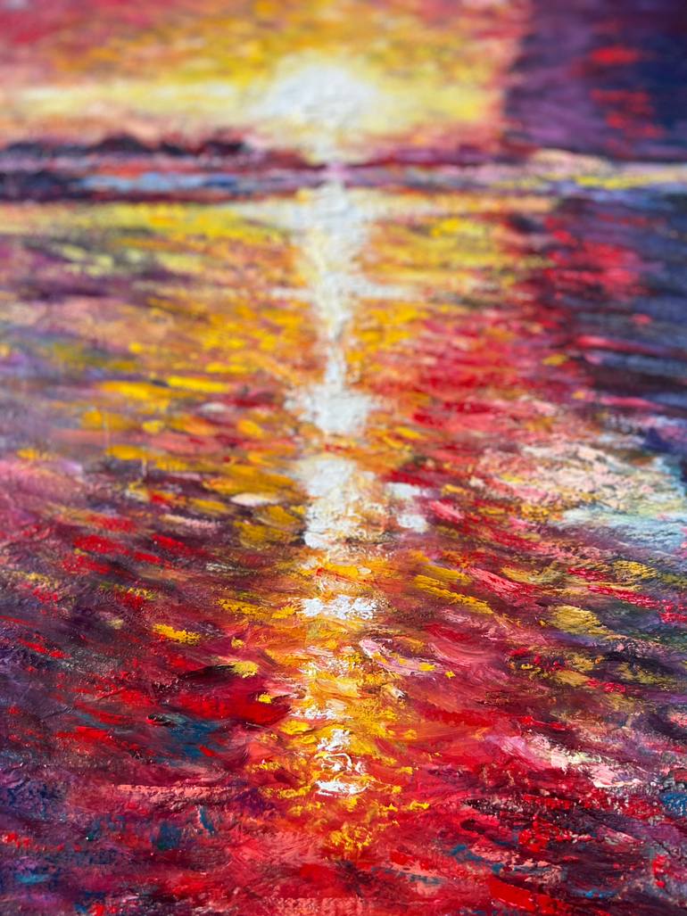 Cannon Beach Painting by Haelyn Y | Saatchi Art