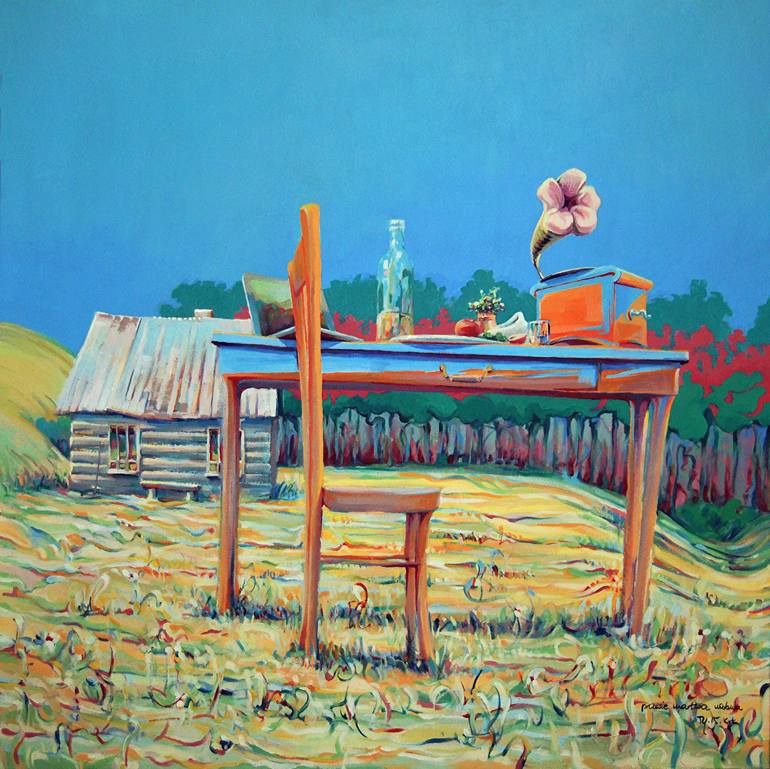 Almost still life Painting by Patryk Tyburkiewicz | Saatchi Art