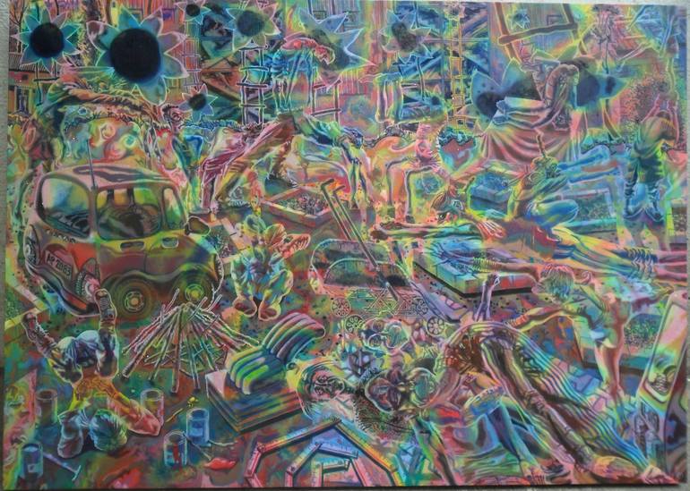 Irrationalism V Painting by Darko Đurović | Saatchi Art