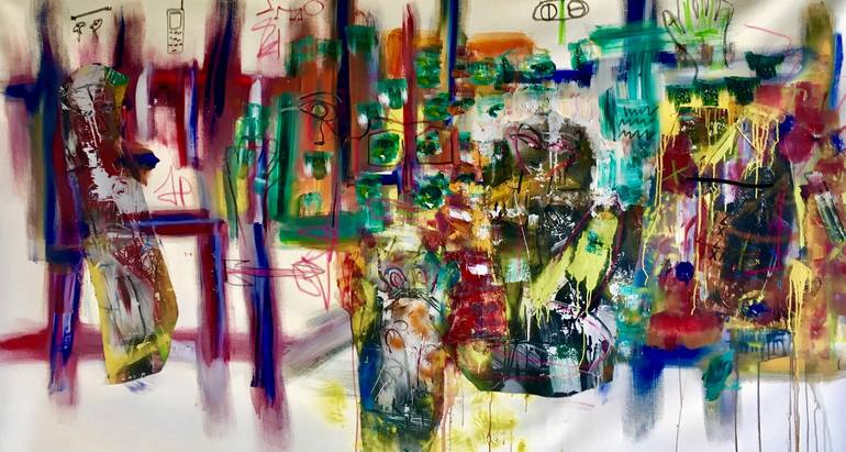 The painter of space Painting by Pierre Poulin | Saatchi Art