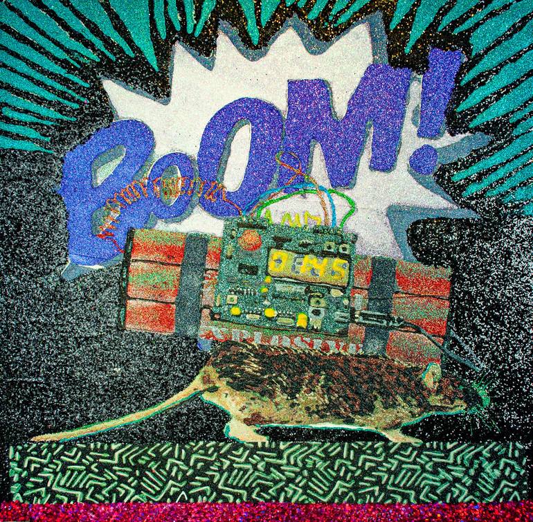 Please Pass the Rat Bomb Painting by Law Blank | Saatchi Art