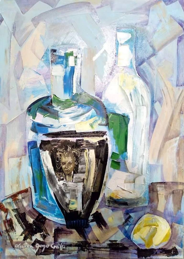 'The absinth, the damsel, the jellyfish with the Medusa and the lemon ...