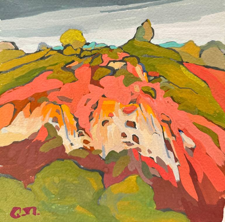 Mountain Painting by Oleksandr Pavlenko | Saatchi Art