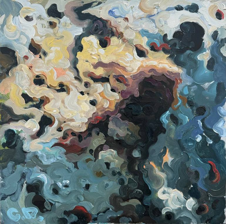 Cave Stones Painting by Oleksandr Pavlenko | Saatchi Art