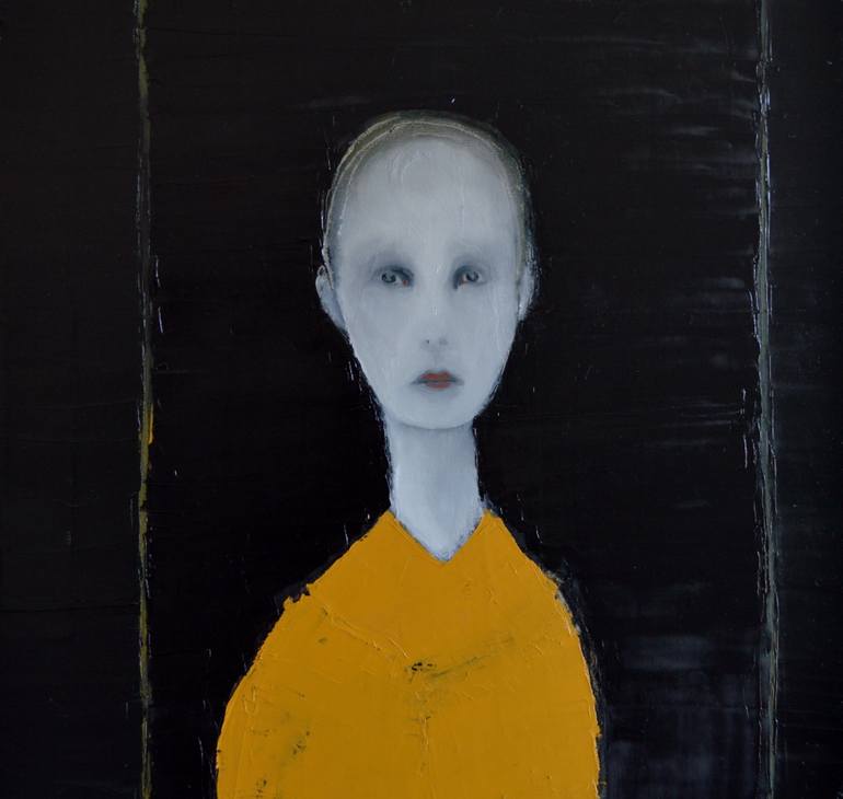 Yellow Smock Painting by Jane McCance | Saatchi Art