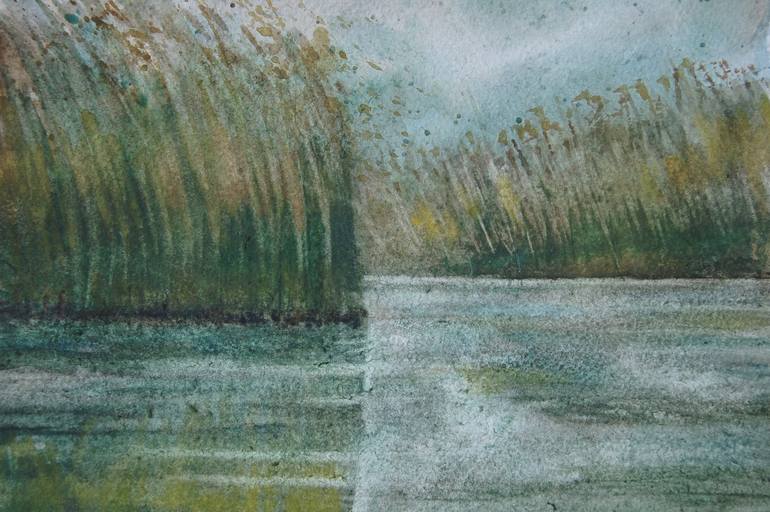 River Manych 2 Painting by Alexander Stadnik | Saatchi Art