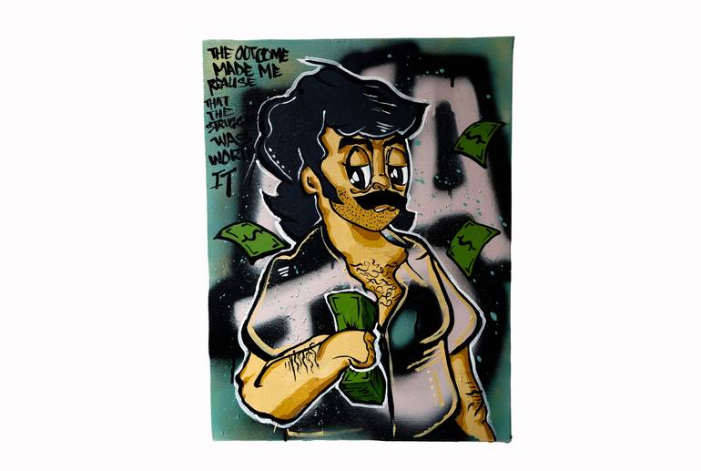 The Outcome Made Me Realise The Struggle Was Worth It Painting by Wizzy ...