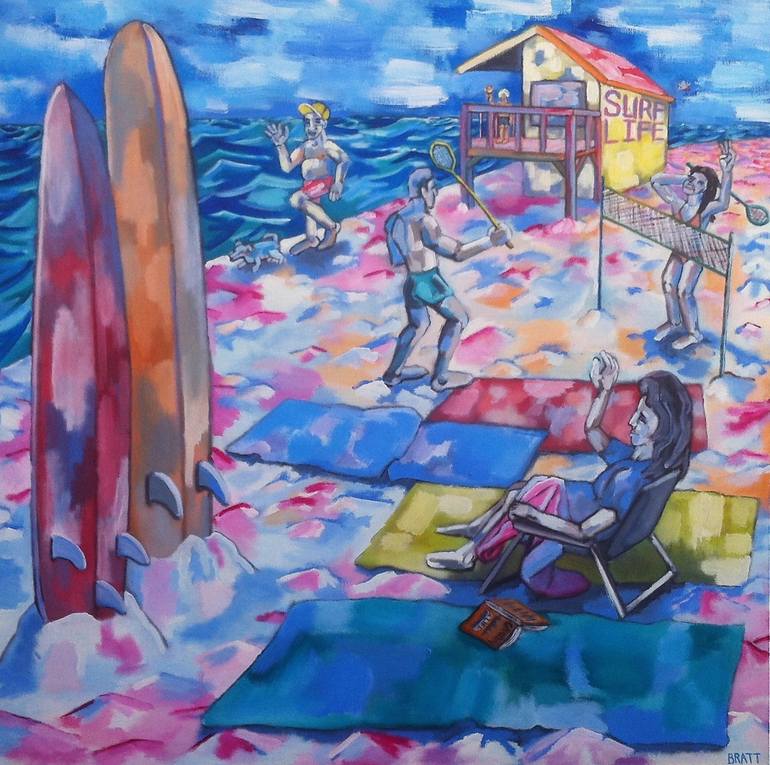 The Getaway Painting by Alexander Brattoni | Saatchi Art