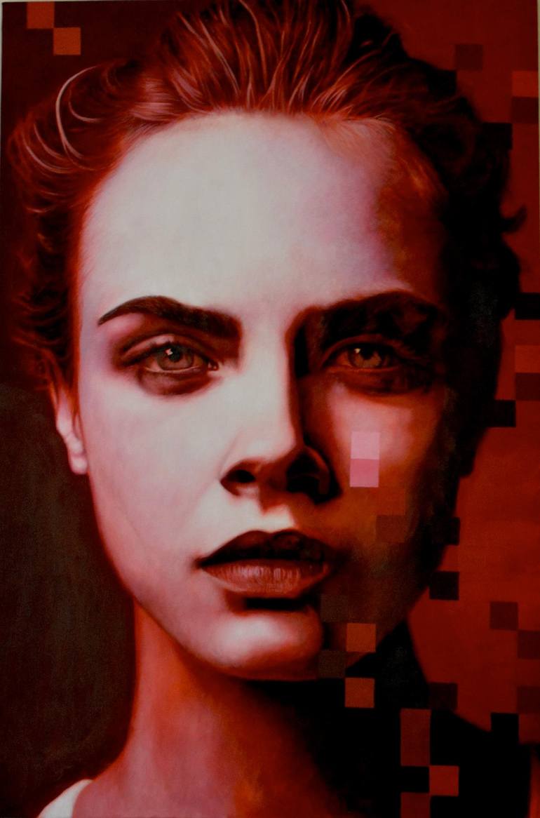 Cara Painting by justin russell | Saatchi Art