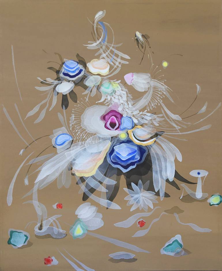 Flowers #9 Painting by Pablo Manrique | Saatchi Art