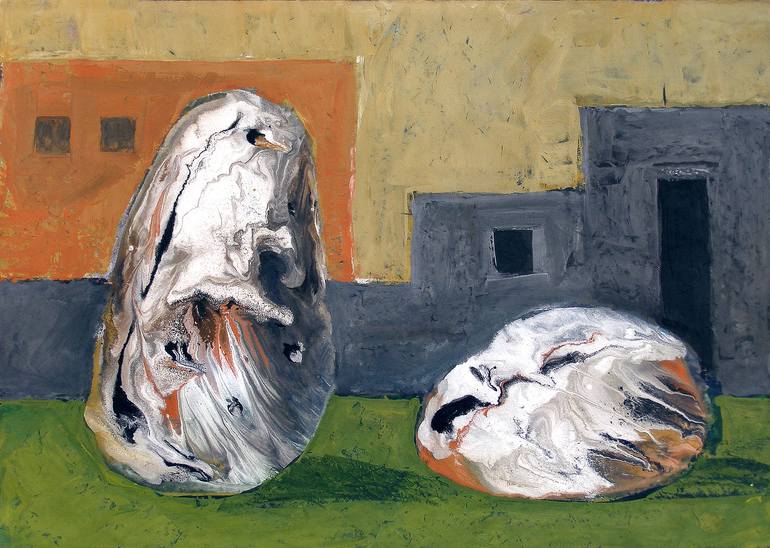 Back To The Egg Painting by Andrey V Egorov | Saatchi Art