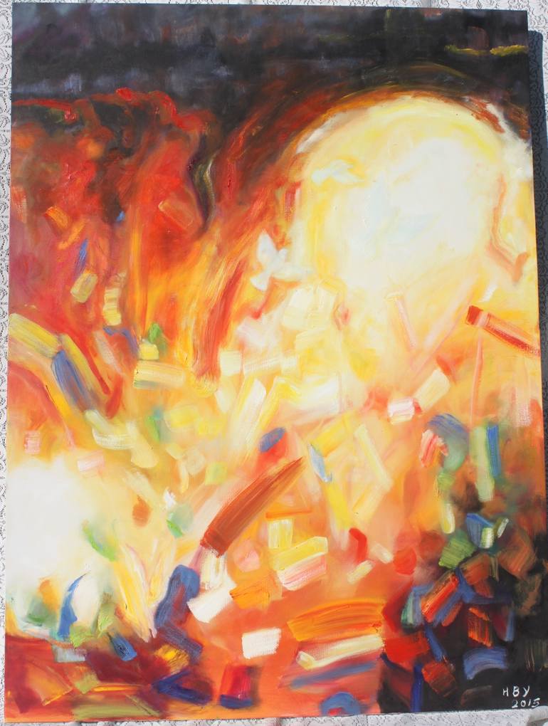 Spirit Art Studio Painting by haibinyan Yan | Saatchi Art