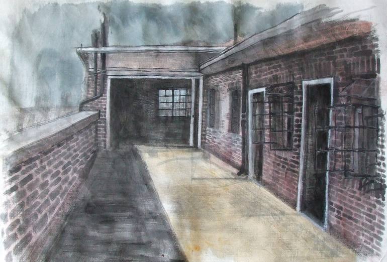 Kingsley Hall II Painting by Saif Osmani | Saatchi Art