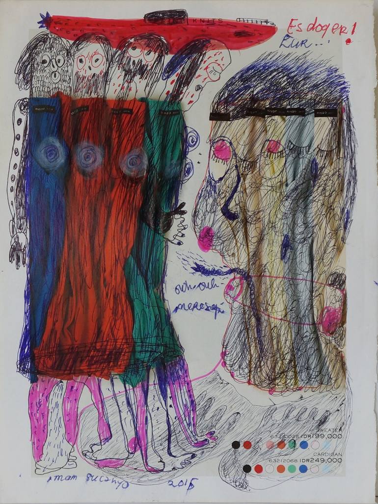 Rempon Drawing by Imam Sucahyo | Saatchi Art