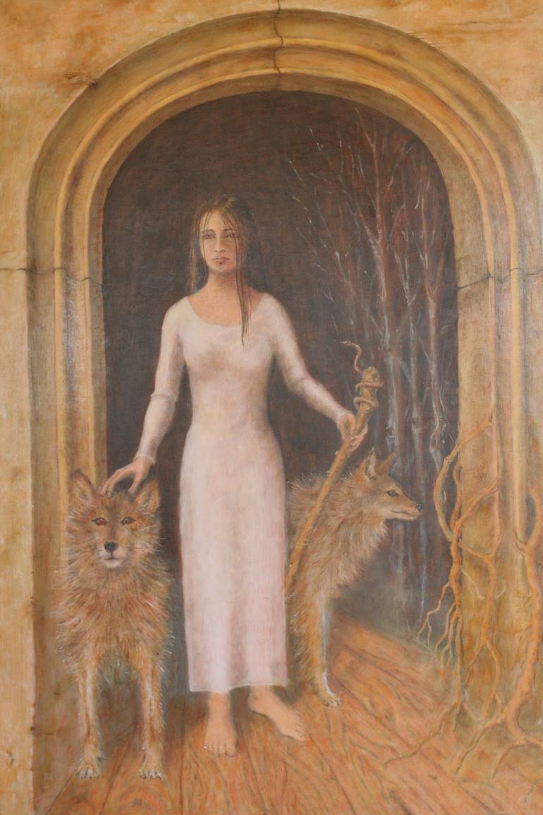 At the Threshold Painting by Pati Hays | Saatchi Art