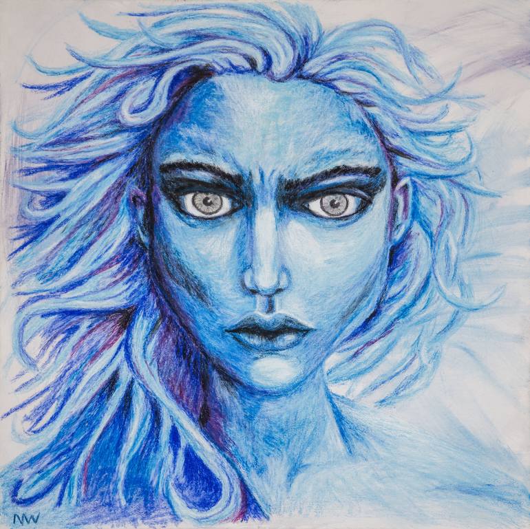 Thunder Drawing by Nadine Weller | Saatchi Art