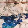 World Map of Paper Pieces Collage by Joe Dolack | Saatchi Art