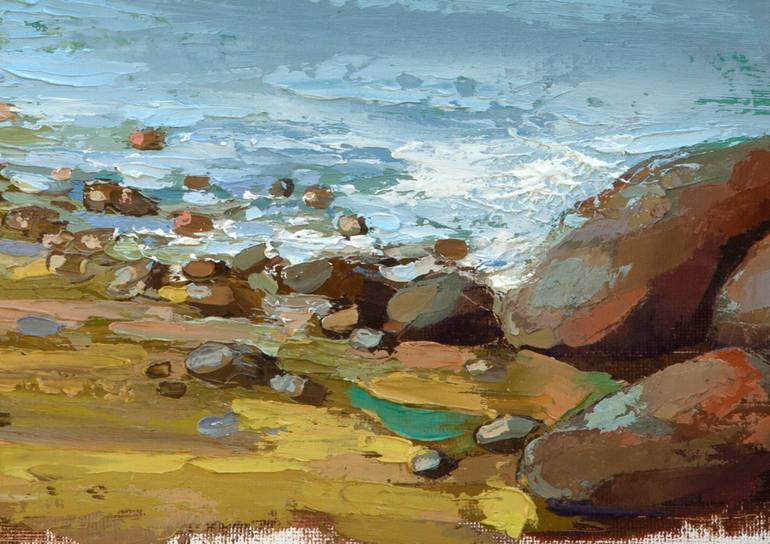 Shepelevsky lighthouse Painting by Svetlana Pugachova | Saatchi Art