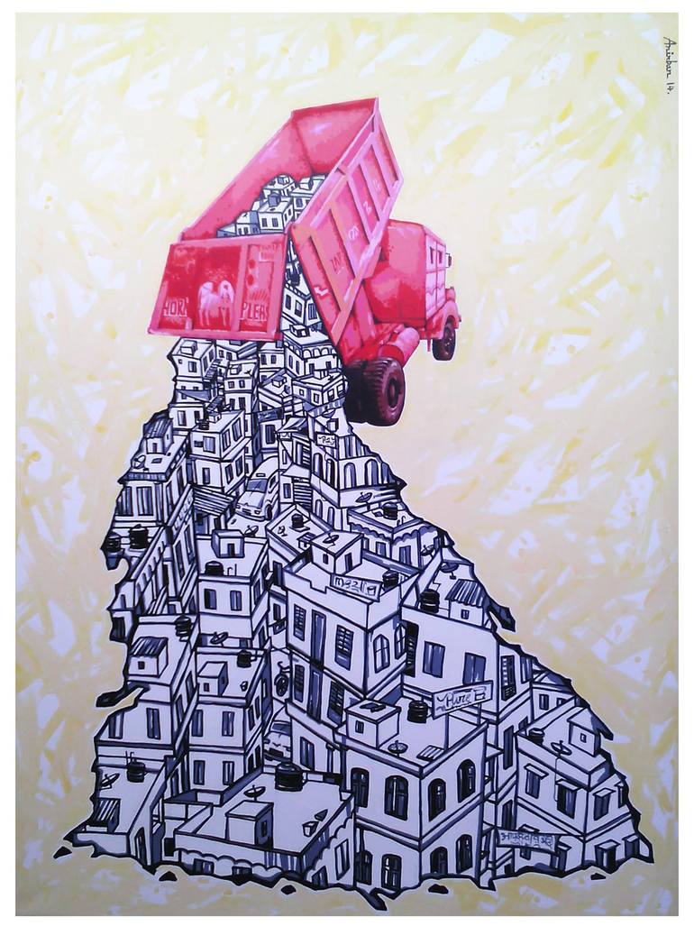 Work in Progress Painting by Anirban khamaru | Saatchi Art