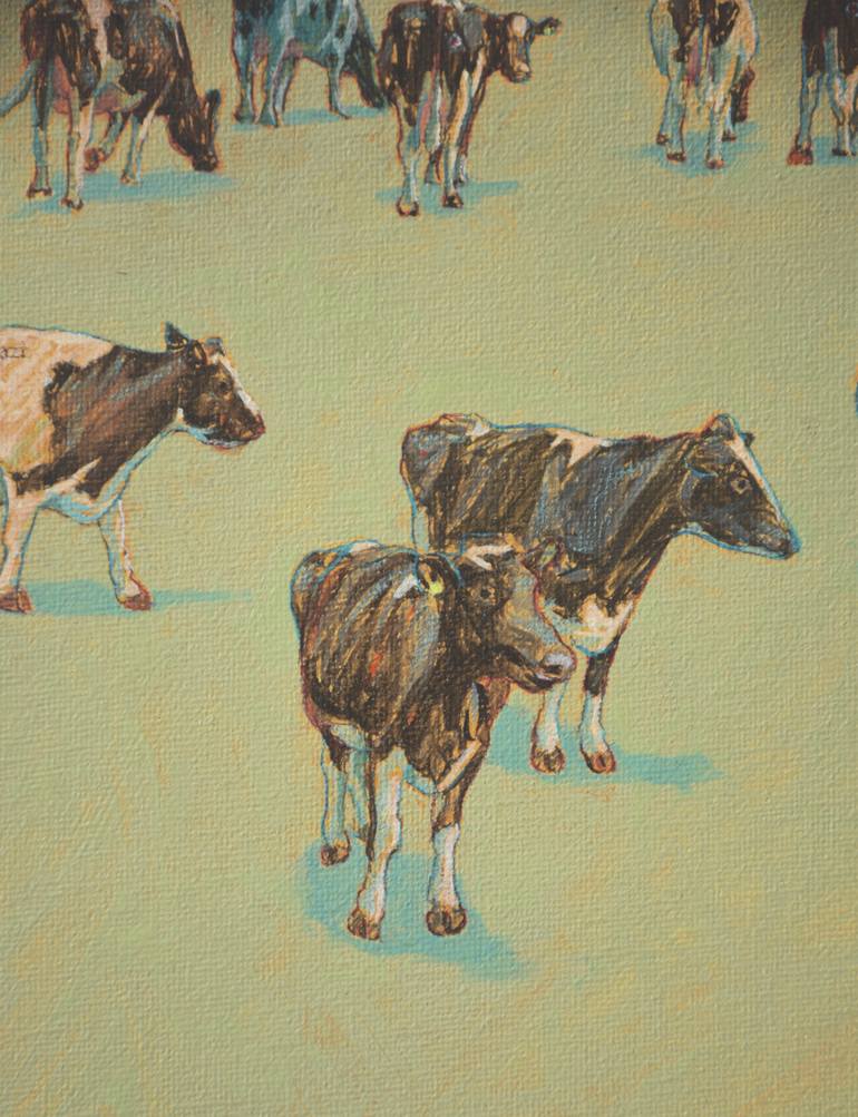 Cattle Grid XII Painting by Duncan Wright | Saatchi Art