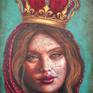 The Queen Painting by Mary Solberg | Saatchi Art
