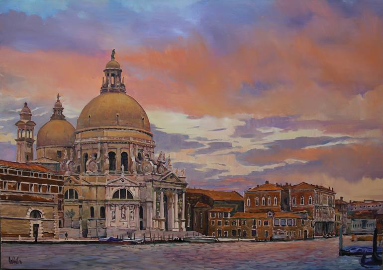 Venice Santa Maria Della Salute Painting by Ann Gusé | Saatchi Art