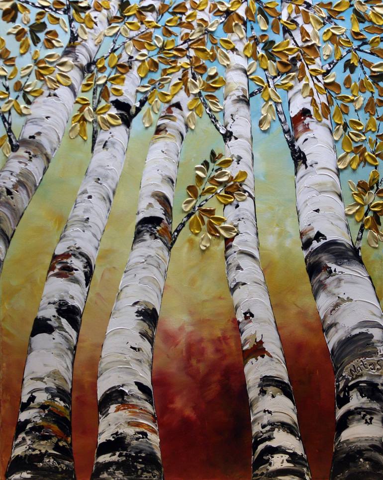 Looking Up Painting by Nataliya Stupak | Saatchi Art