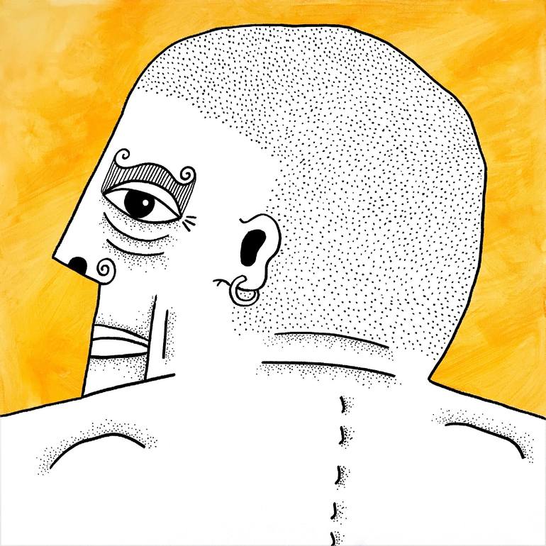 Bald Painting by Daniel Unger | Saatchi Art