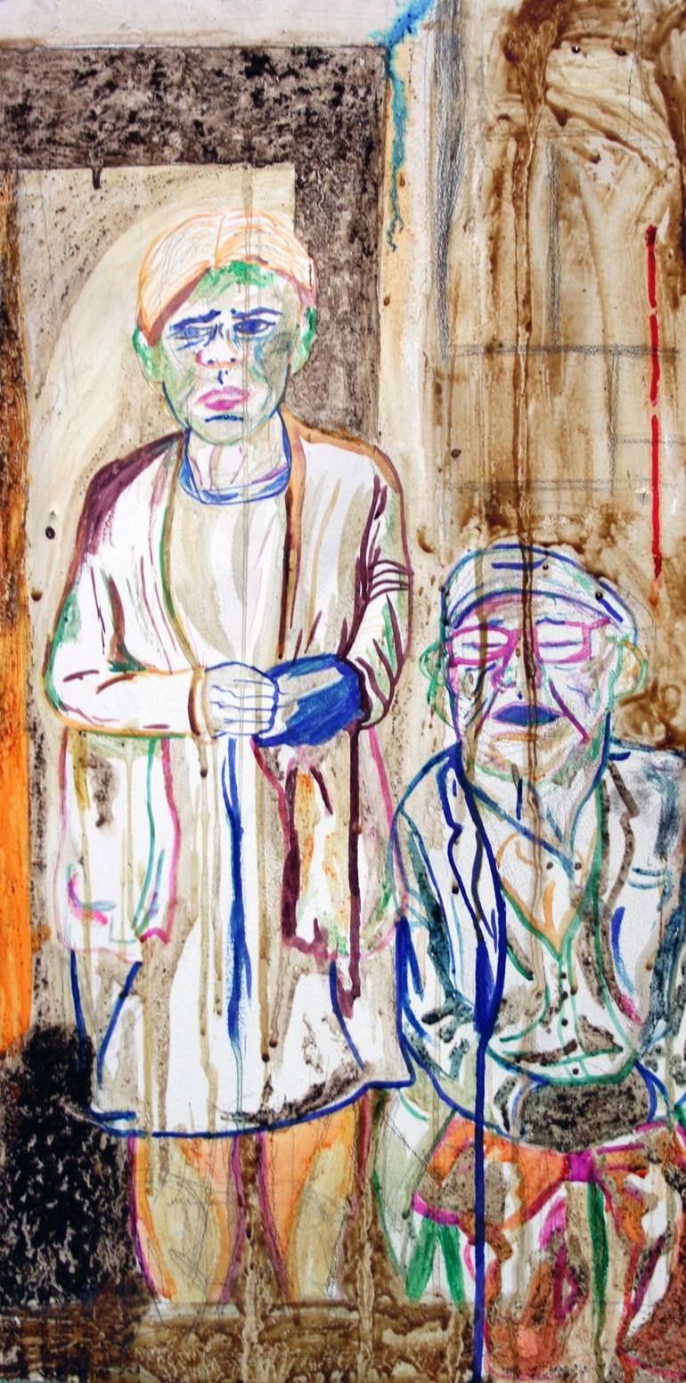 behind closed doors Painting by Michael Corrigan | Saatchi Art