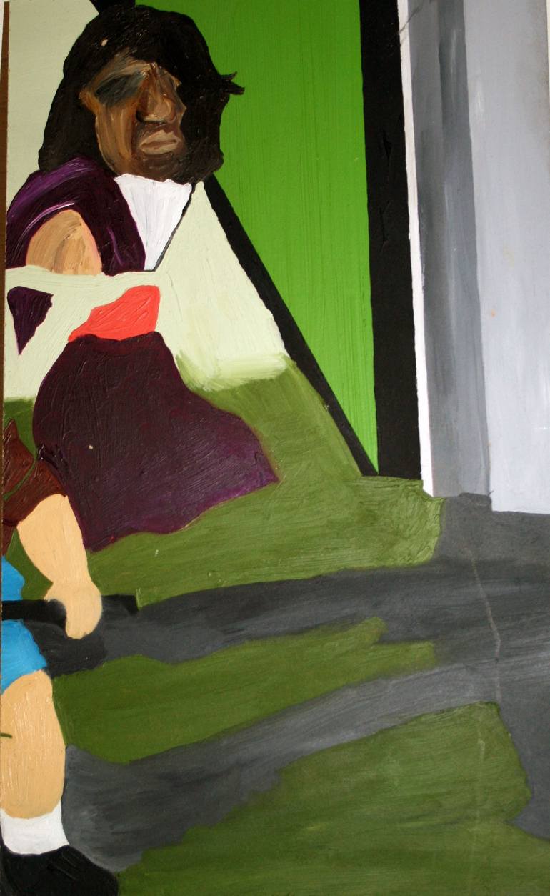 half the story Painting by Michael Corrigan | Saatchi Art