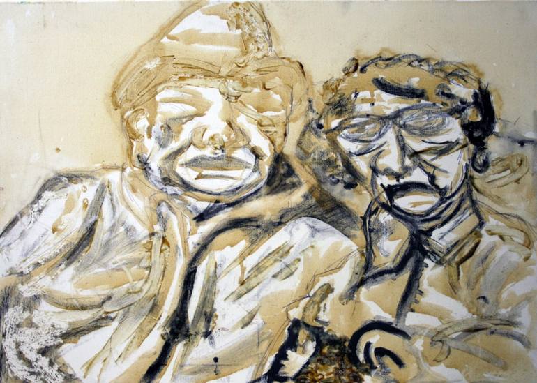 is real life like this Painting by Michael Corrigan | Saatchi Art