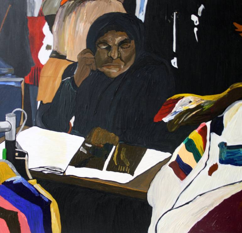 strange to the eye Painting by Michael Corrigan | Saatchi Art